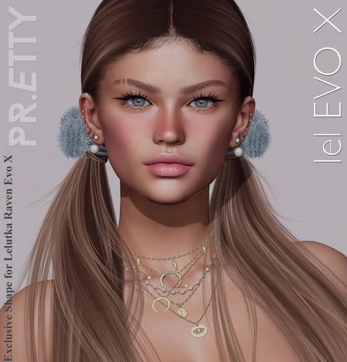 Second Life Marketplace Camie Shape For Lelutka Raven Evo X Fatpack